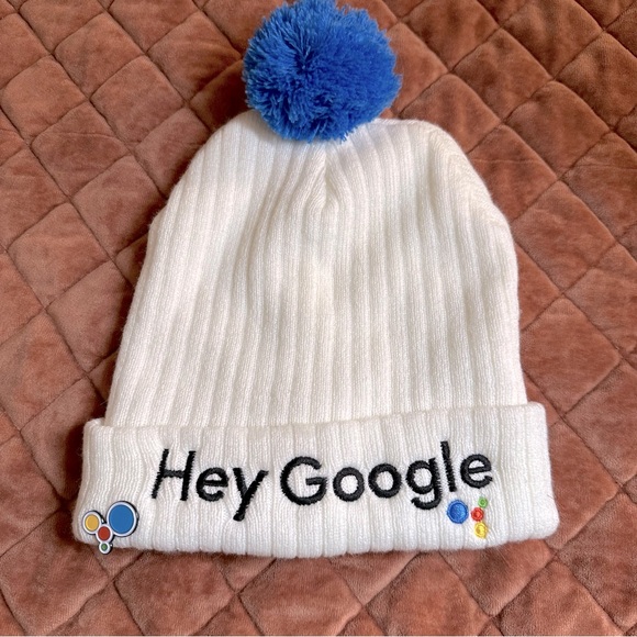 google | Accessories | Rare Google Beanie With Pin | Poshmark